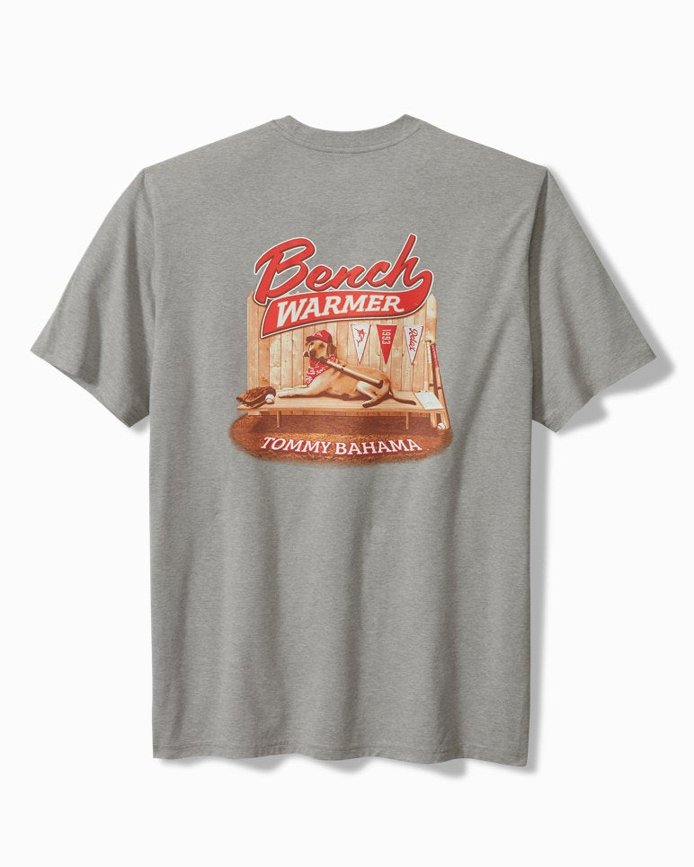 Bench Warmer Pocket Graphic Pocket T-Shirt - Grey Heather – Tommy Bahama