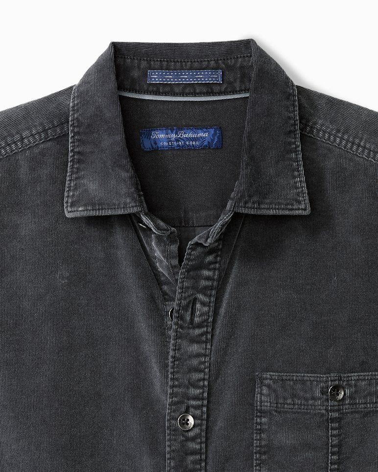 Coastline Cord Stretch Sun Fade Shirt - Night Cap – Tommy Bahama